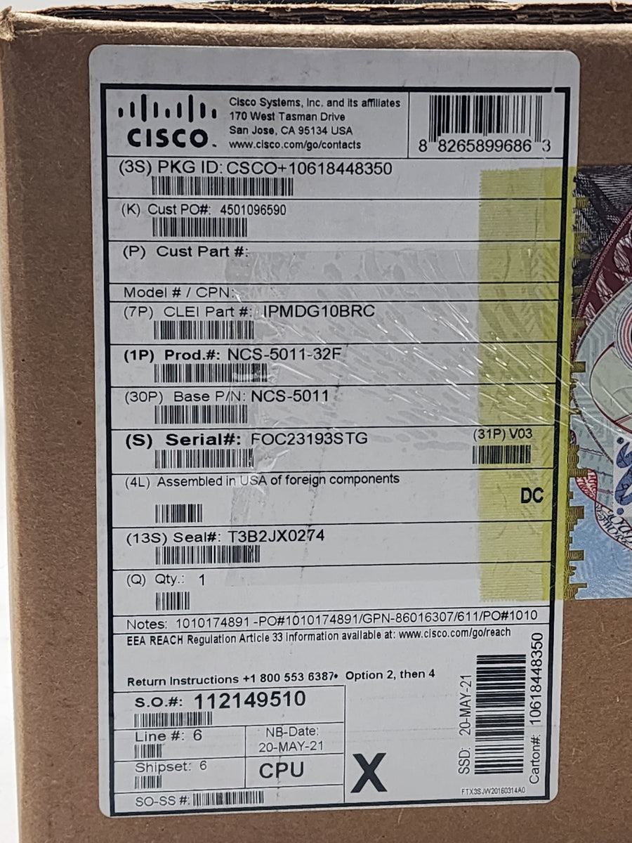 Cisco NCS-5011-32F – NW Remarketing Inc