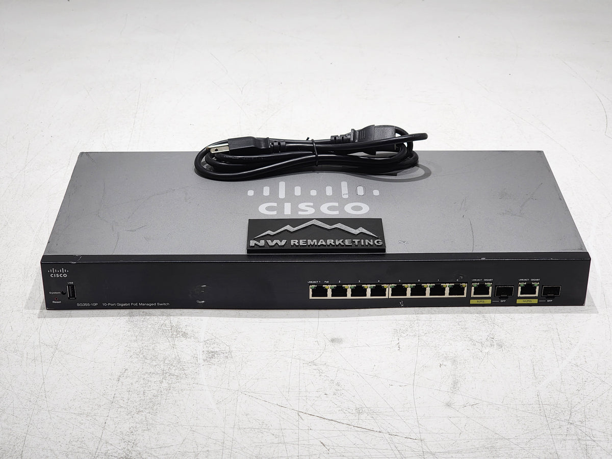 Cisco SG355-10P-K9 – NW Remarketing Inc