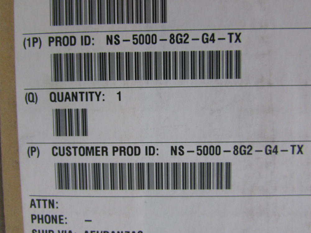 Juniper NS-5000-8G2-G4-TX – NW Remarketing Inc