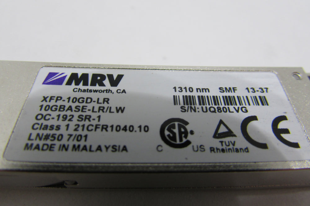 MRV XFP-10GD-LR – NW Remarketing Inc