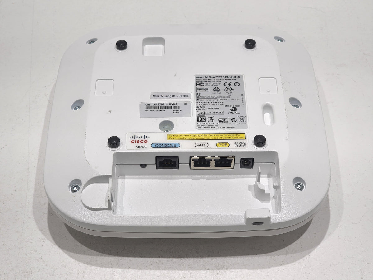 Cisco AIR-AP2702i-UXK9 – NW Remarketing Inc