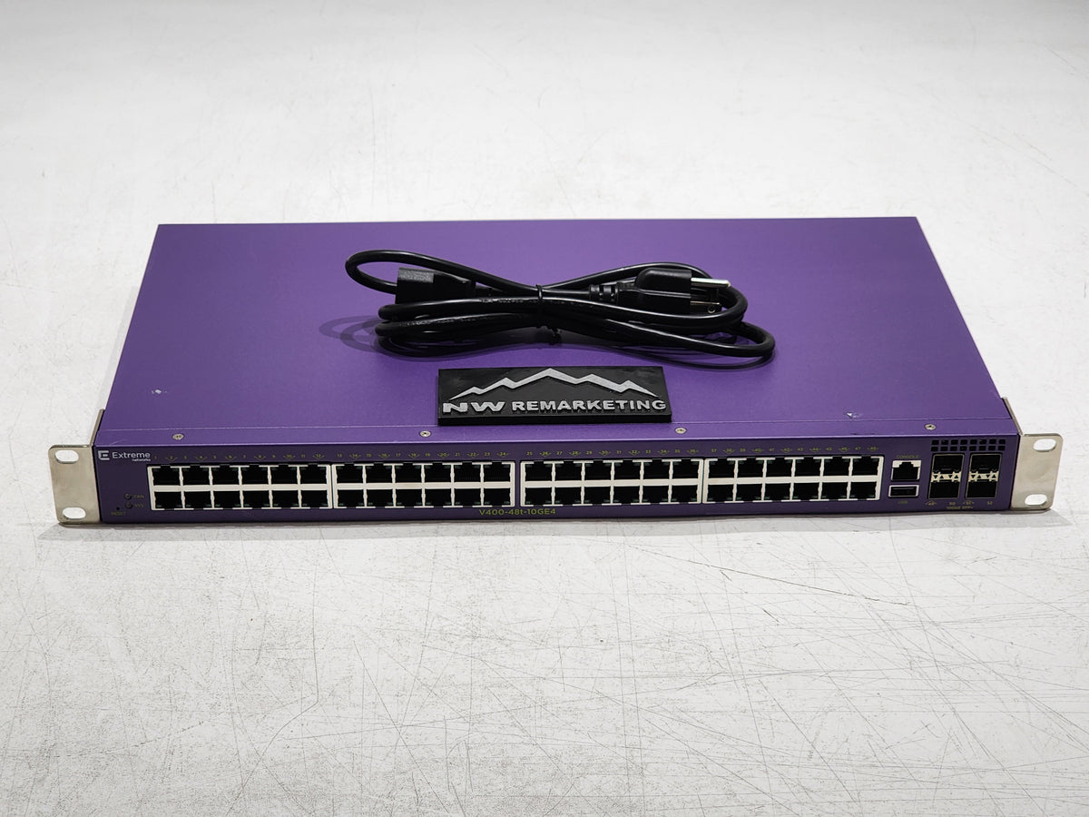 Extreme Networks V400-48t-10GE4 – NW Remarketing Inc