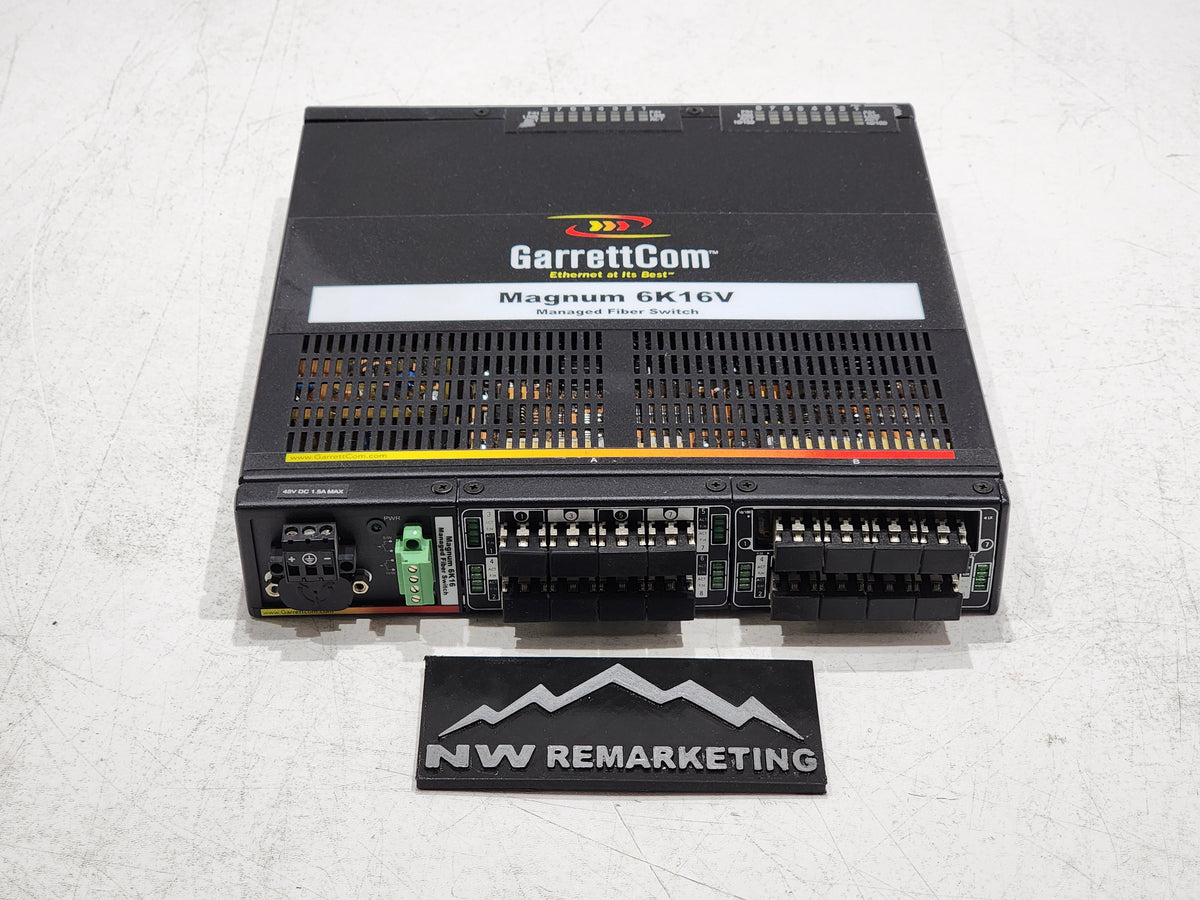GarrettCom 6K16V-48VDC – NW Remarketing Inc