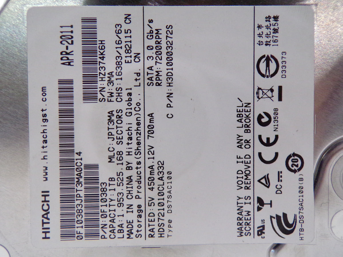 Hitachi 0F10383 – NW Remarketing Inc