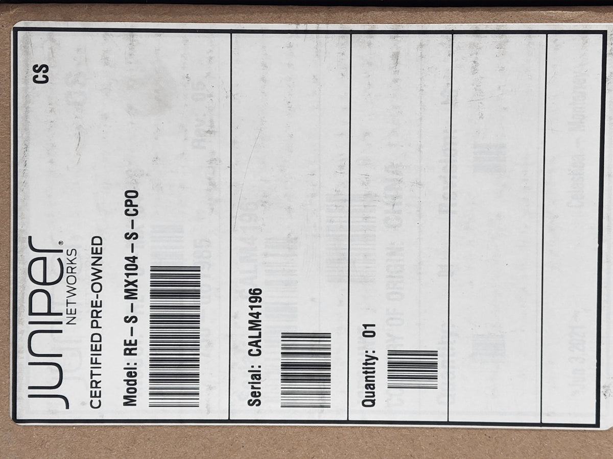 Juniper RE-S-MX104-S-CPO – NW Remarketing Inc