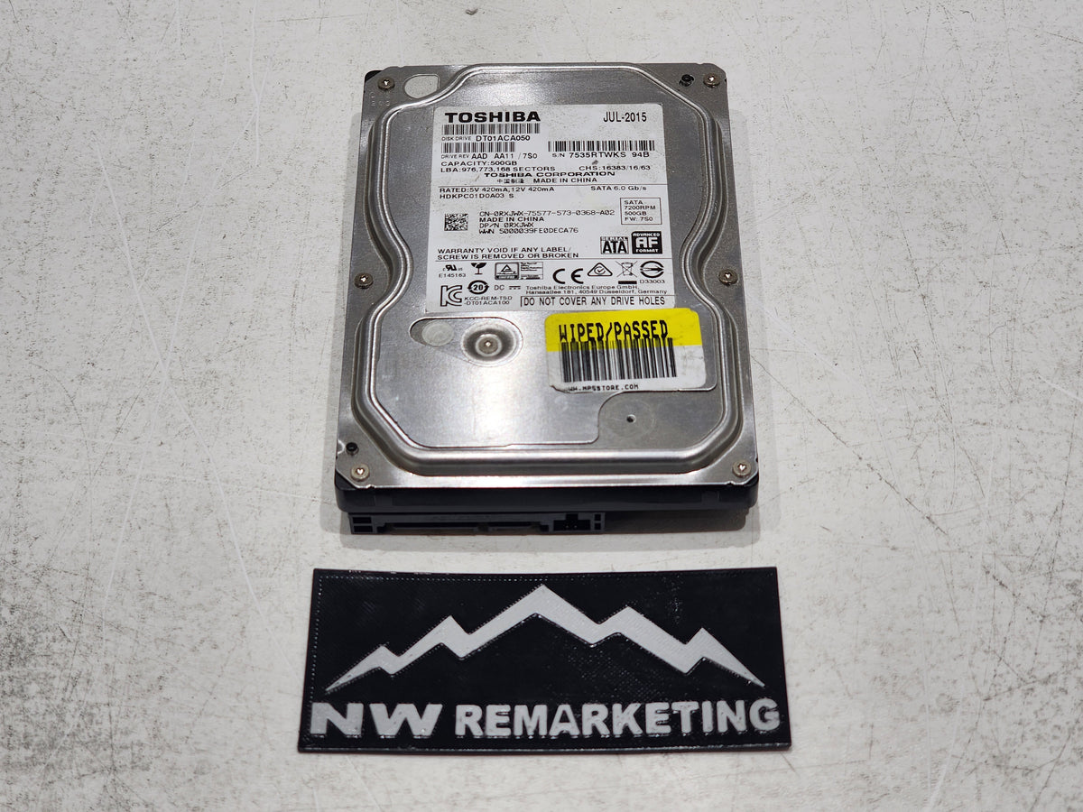 Toshiba DT01ACA050 – NW Remarketing Inc