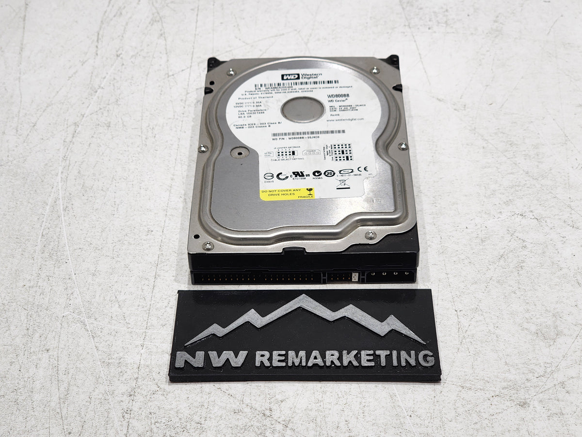 Western Digital WD800BB-55JKC0 – NW Remarketing Inc
