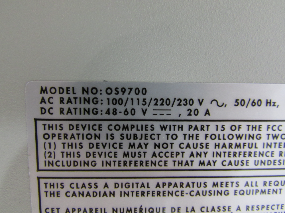 Alcatel/Lucent OS9700-CHASSIS – NW Remarketing Inc