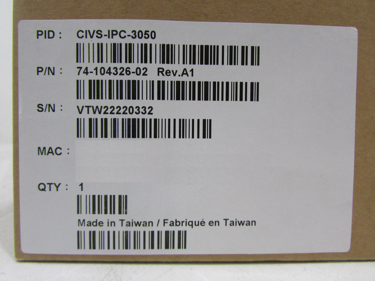 Cisco CIVS-IPC-3050 – NW Remarketing Inc