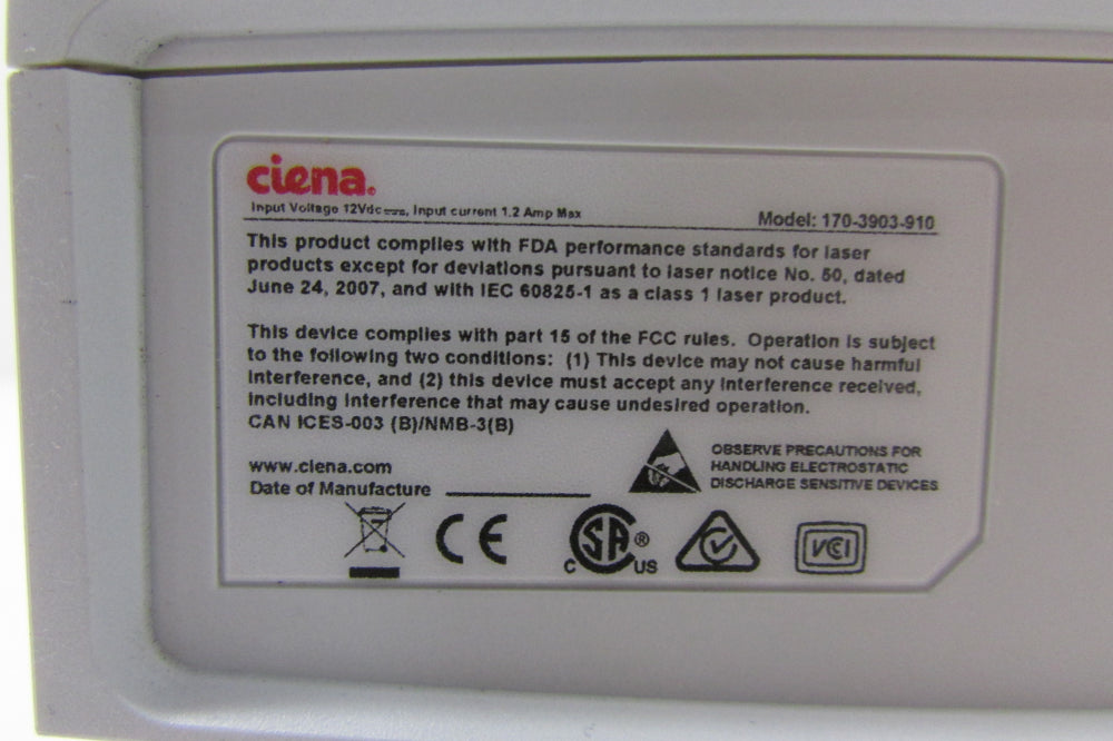Ciena 170-3903-910 – NW Remarketing Inc
