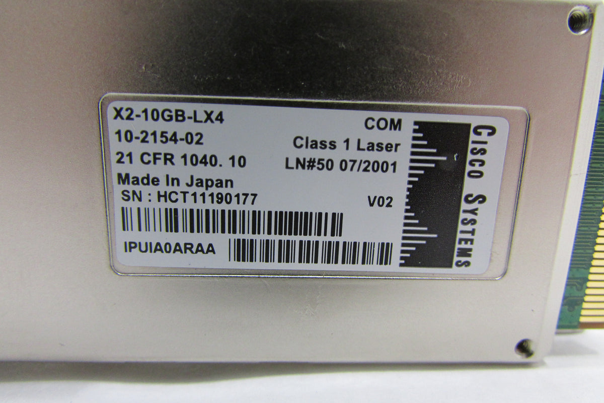 Cisco X2-10GB-LX4 – NW Remarketing Inc