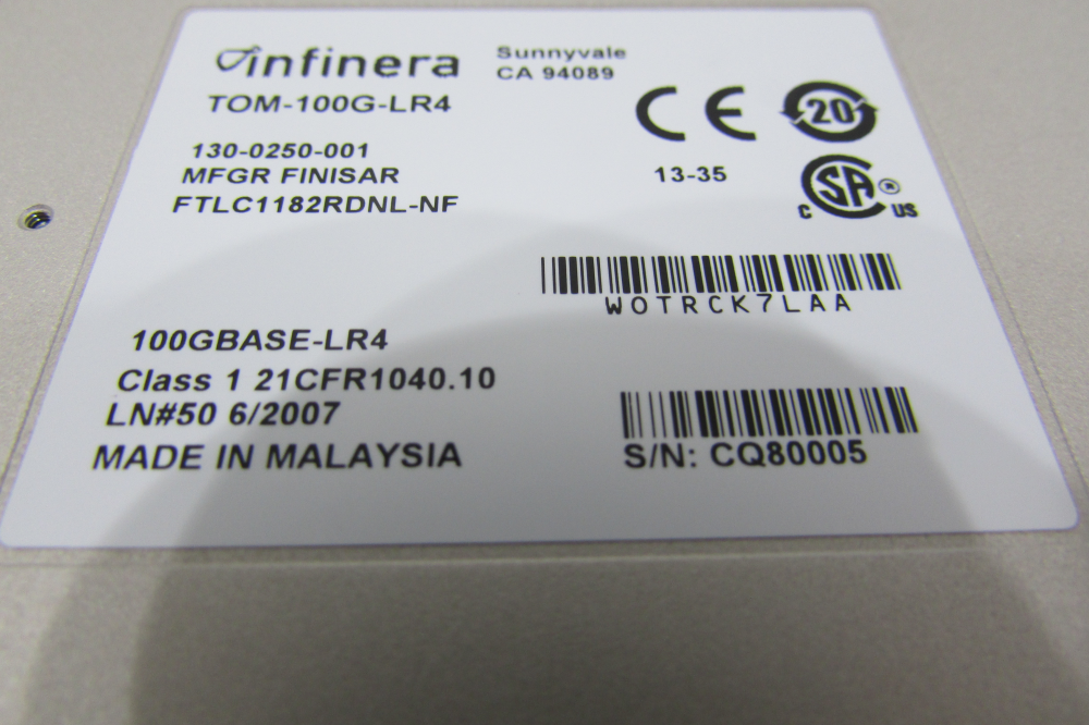 Infinera TOM-100G-LR4 – NW Remarketing Inc