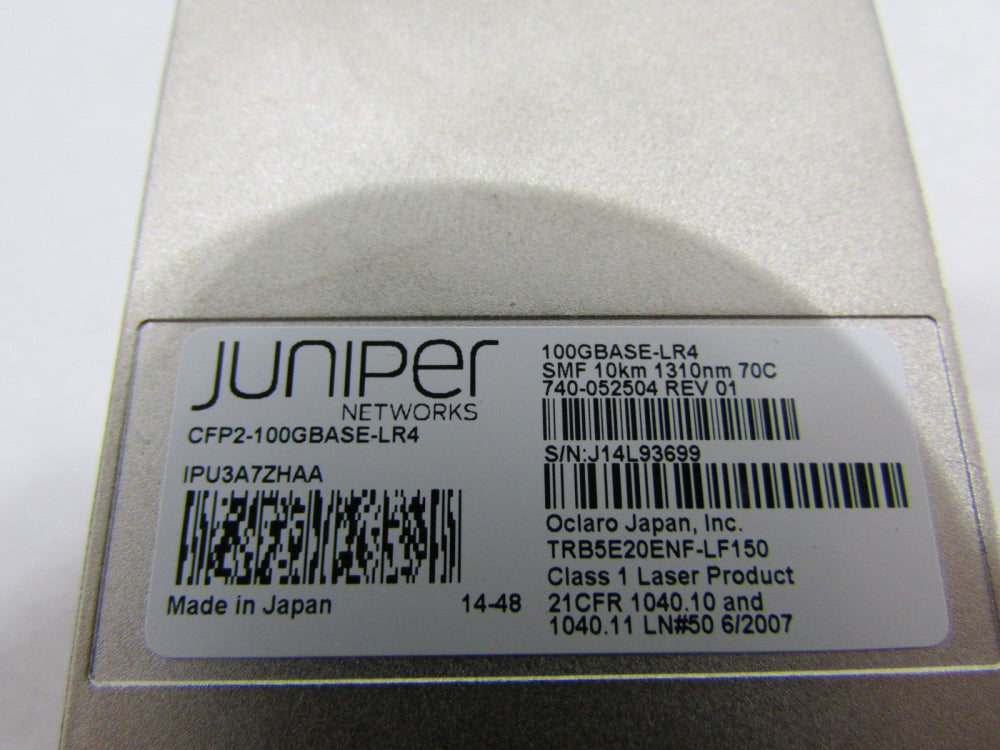 Juniper CFP2-100GBASE-LR4 – NW Remarketing Inc