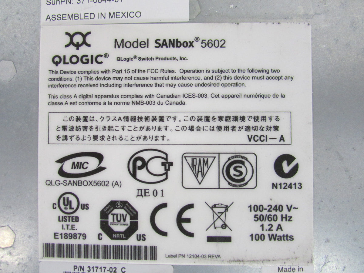 Qlogic SANbox 5602 – NW Remarketing Inc