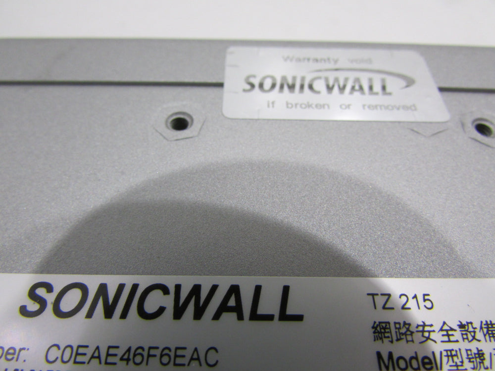 Sonicwall TZ 215 – NW Remarketing Inc